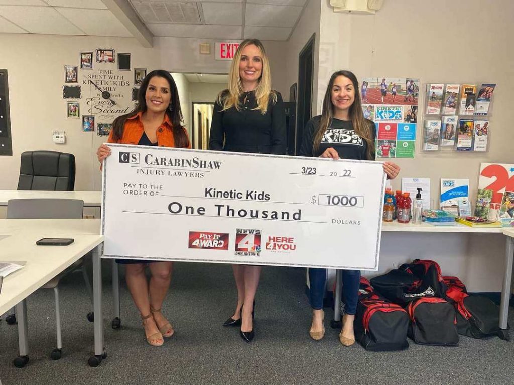 Carabin Shaw Donates $1000 to Local Non-Profit — Texas Accident ...