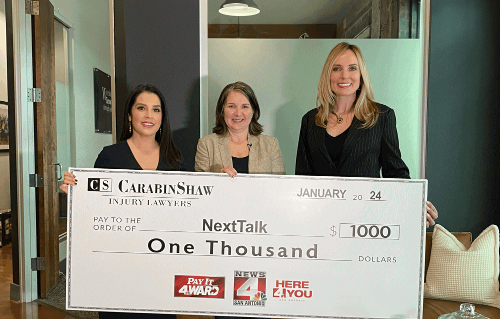 Carabin Shaw's Latest Charity Donation to nextTalk Empowers Local ...
