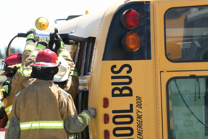 Southwest ISD Bus Hits Curb, Rolls Over With 33 Students Inside — Texas ...